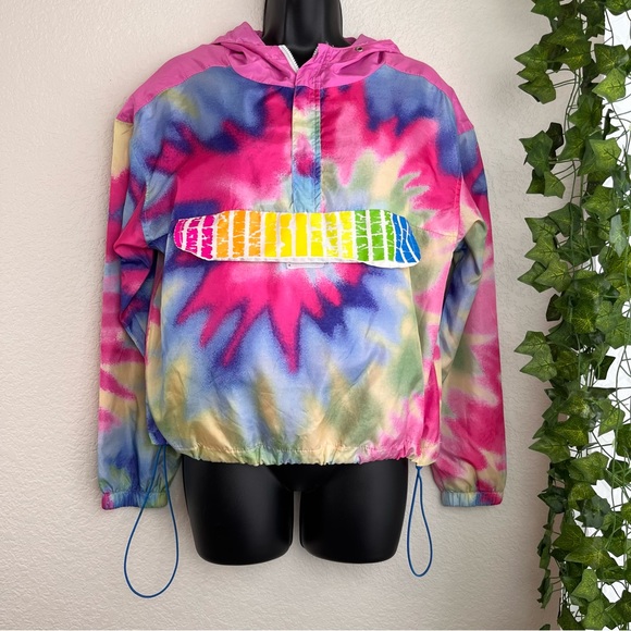 Polaroid | Jackets & Coats | Polaroid Windbreaker Jacket Tie Dye | Poshmark